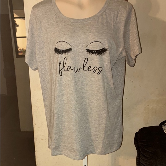 cuipid love | Tops | Gray Flawless Graphic Tshirt | Poshmark